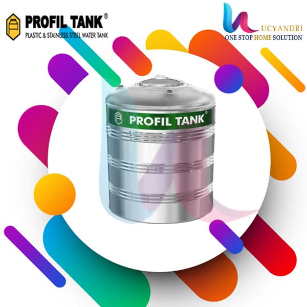Tangki Air PS 1100 Datar Stainless Steel SS 304 PROFIL TANK - Lucyandri