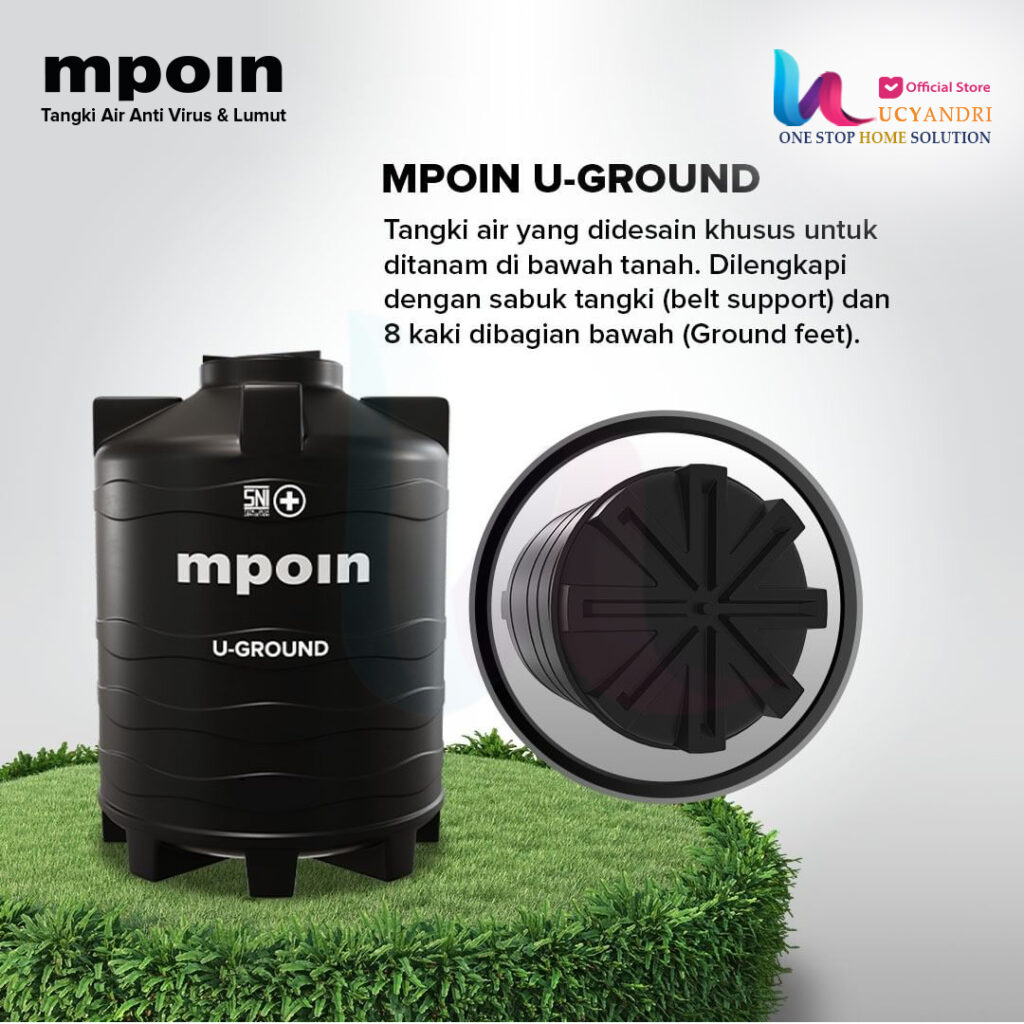 Tangki Air MPOIN 800 Tanam Pendam Toren Tandon 700 L Under Ground ...