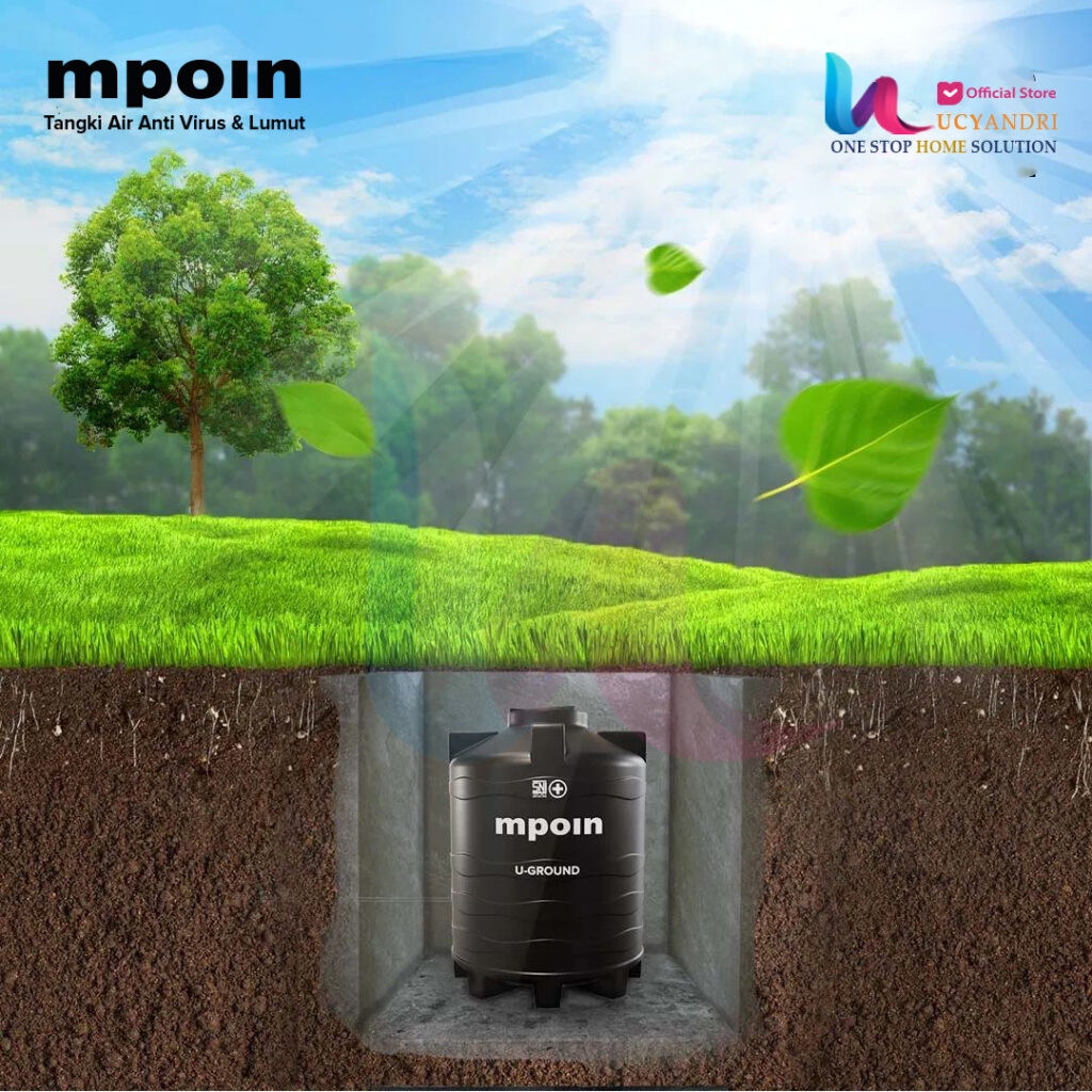 Tangki Air MPOIN 1600 Tanam Pendam Toren Tandon 1600 L Under Ground ...